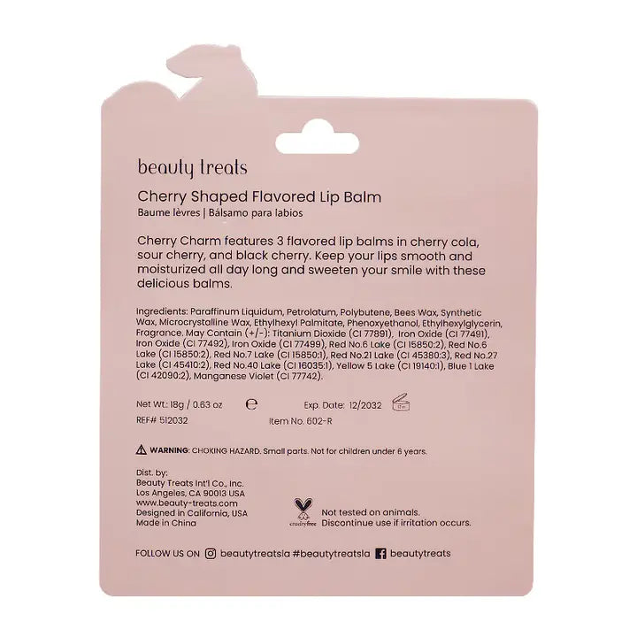 Lip Balm Set, Cherry – North & Main Clothing Company