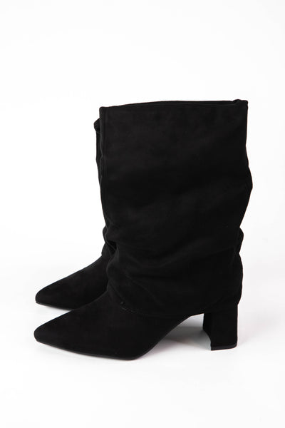 Mozart Foldover Mid Calf Boot, Black – North & Main Clothing Company