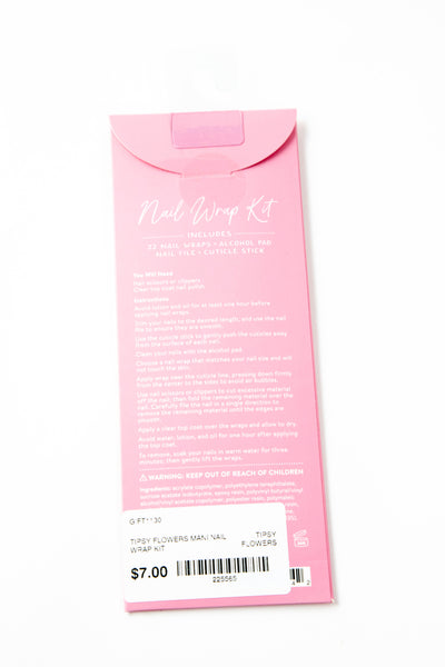 Tipsy Flowers Mani Nail Wrap Kit – North & Main Clothing Company